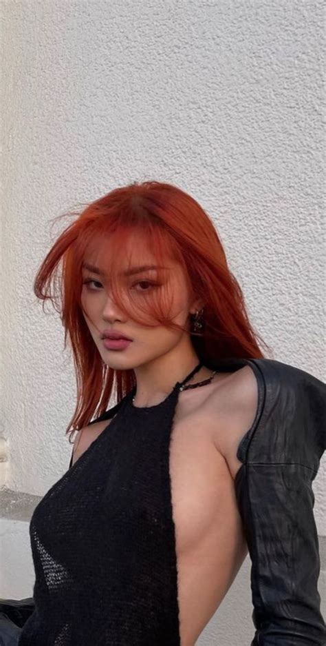 This Shade Of Red Hair Tho 👀 Asian Red Hair Red Hair Tan Skin Red