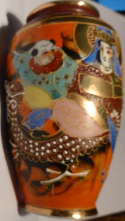 SEHR SCHÖNE JAPANISCHE SATSUMA VASE 12 5 7 5 CM UNIKAT Kaufen auf