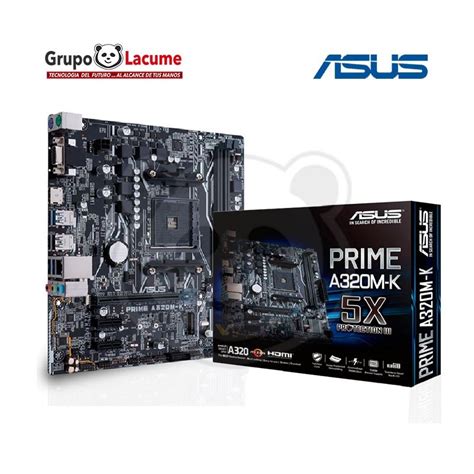 TARJETA MADRE ASUS A320M K PRIME AMD DDR4 USB 3 1 PRIME A320M K