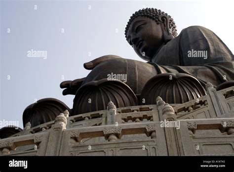 Tian Tan Seated Buddha In Hong Kong China Stock Photo Alamy
