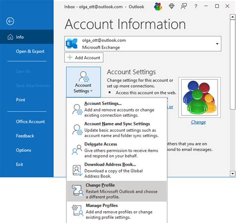 Use Profiles In Outlook Microsoft Outlook