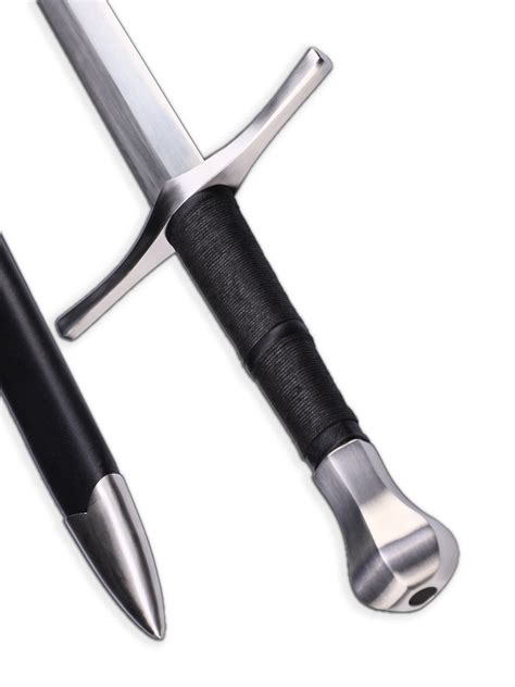 Two Handed Medieval Longsword 65mn Steel Mini Katana