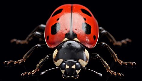 Premium Ai Image Ladybug Elevation Front View Isolated
