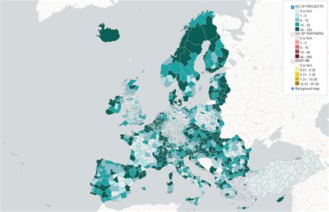 Interactive Map On Eu Cohesion Policy Data Eu Interreg Map