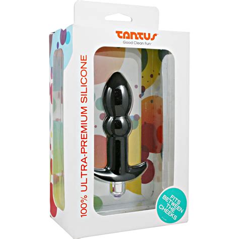 Tantus Perfect Plug Plus Vibrating Anal Toy 5 Black