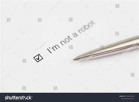 Im Not Robot Checkbox Check Mark Stock Photo Shutterstock