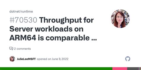 Throughput For Server Workloads On Arm64 Is Comparable To X64 · Issue