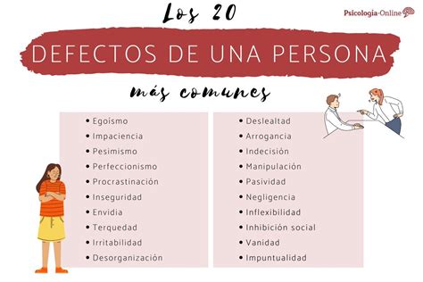 Descubre Los 10 Defectos Más Comunes En Una Persona Y Cómo Superarlos