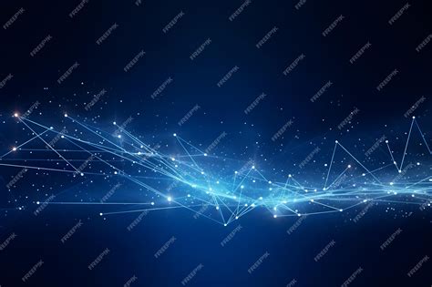 Premium Photo Abstract Background Connected Dot And Line For Cyber Technology Futuristic