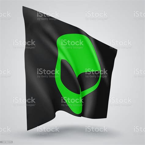 흰색 배경에 바람에 흔들리는 파도와 굴곡 벡터 플래그 0명에 대한 스톡 벡터 아트 및 기타 이미지 0명 3차원 형태 개념