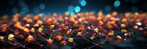 Premium Ai Image Block Network Graph Universe Parallel Connections 3d V 5