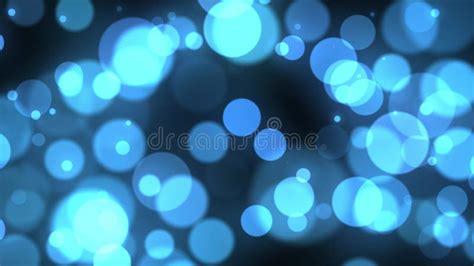 Blue Moving Appearing Circles Animation Background Stock Footage