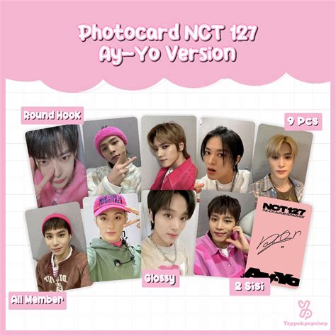 Jual Photocard Nct 127 Ay Yo Album Set All Member Isi 9 Pcs Shopee