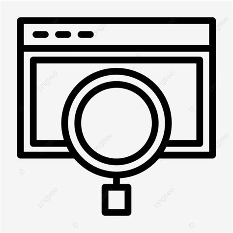 searching line icon vector searching icon app bluetooth png and