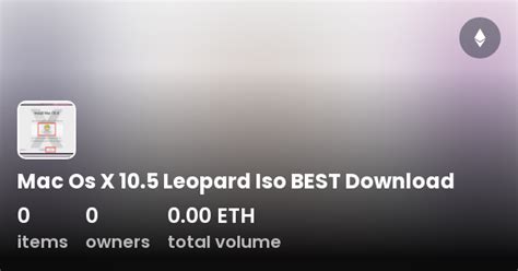 Mac Os X 105 Leopard Iso Best Download Collection Opensea