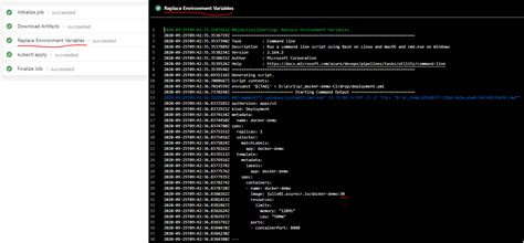 Azure Release Pipeline Docker Image Tag Will Not Be Replaced Even After Adding Step To Replace