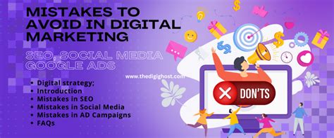 Common Mistakes In Digital Marketing Where Seo Social Media And Google Ads Go Wrong The