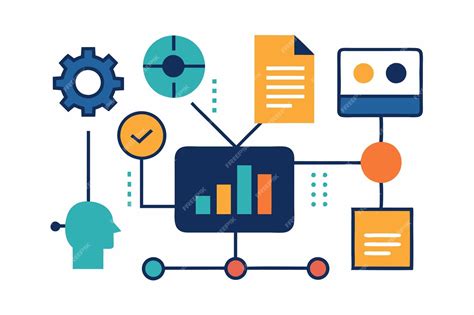 Premium Vector Machine Learning Graphics Data Analytics Amp Algorithm Icons