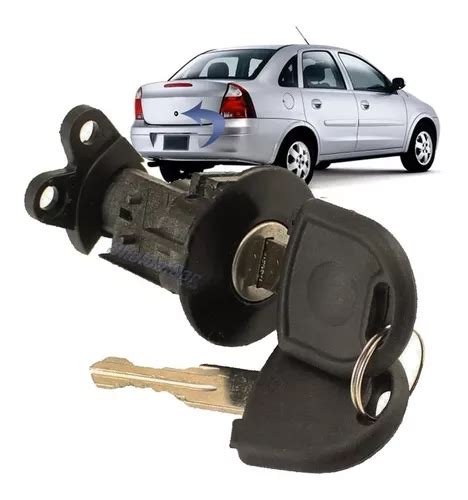 Cilindro Miolo Fecho Porta Mala Corsa Sedan Frete Gr Tis