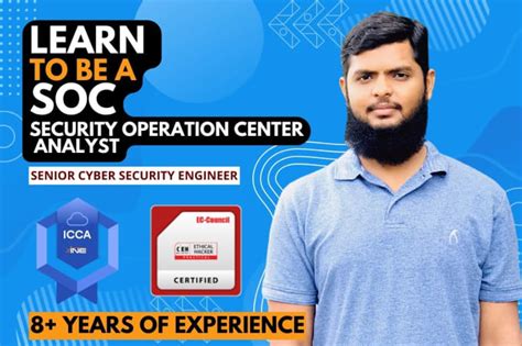Teach You To Become A Soc Analyst By Ihamad Fiverr