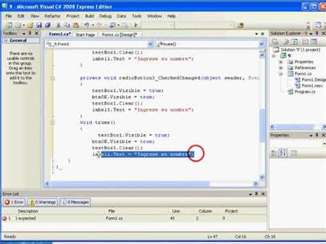 Metodos Y Radiobutton C Programacion YouTube