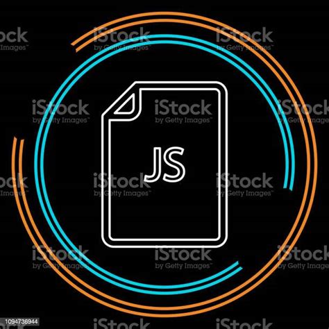 Ilustración De Descargar Icono Del Documento Js Formato De Archivo