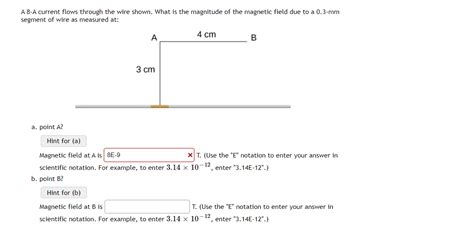 Solved A A Current Flows Through The Wire Shown What Is Chegg Com
