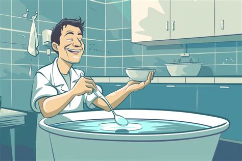 Witz des Tages Mann macht Badewannen Test in Psychiatrie Einfach schön
