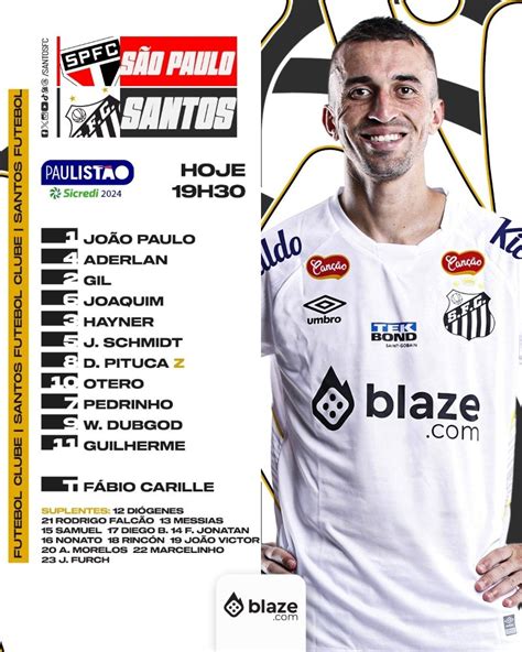São Paulo x Santos veja as escalações para o clássico pelo Paulsitão