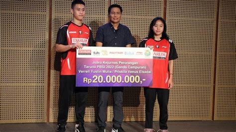 Termasuk Dejan Gloria Atlet PB Djarum Berprestasi Di 2022 Diganjar