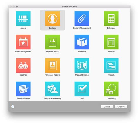 start with filemaker starter solutions claris filemaker development