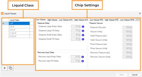 Managing Liquid Classes