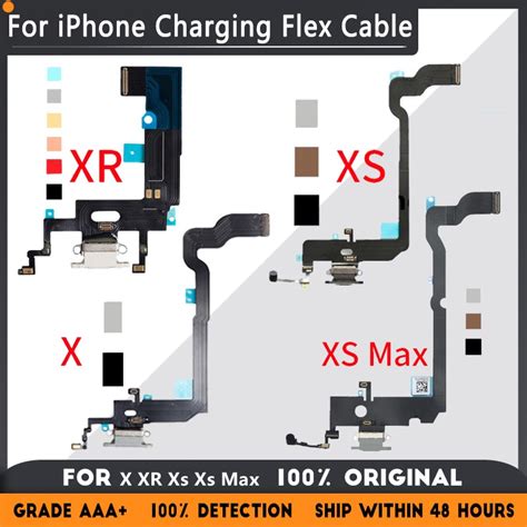 New High Quality Charging Flex Cable For Iphone For Iphone X Xs Xr Xs Max Usb Charger Port Dock
