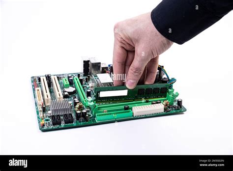 installing a new ram ddr memory for a personal computer processor socket in a service upgrade