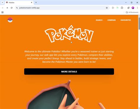 Reactjs Tailwindcss Redux Framermotion Pokeapi Webdevelopment