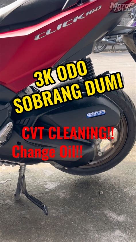 Bagong Click 160 3k Odo Agad Sobrang Dumi Ng Cvt D I Y Linis