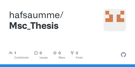 Github Hafsaumme Msc Thesis