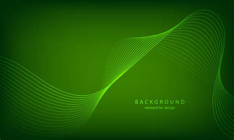추상 그라데이션 배경입니다 디자인을위한 웨이브 요소 디지털 주파수 트랙 이퀄라이저 양식화 된 라인 아트 화려한 반짝이는 파도와 선 트렌디 한 색상 녹색 곡선 물결 모양의