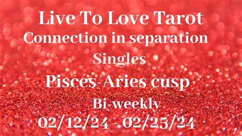 ♓️ Pisces ♈️aries Cusp Love Reads💫they Want To Talk💫 Youtube