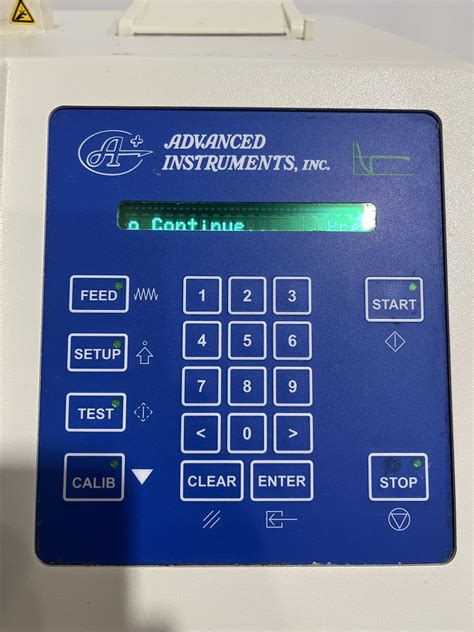 Advanced Instruments Inc Osometer 3250 Banebio