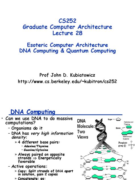 Cs252 Graduate Computer Architecture Pdf Spin Physics Quantum Computing