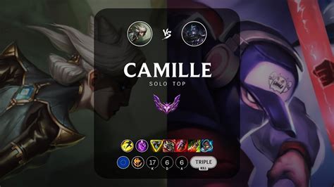 Camille Top Vs Shen Euw Master Patch 1313 Youtube