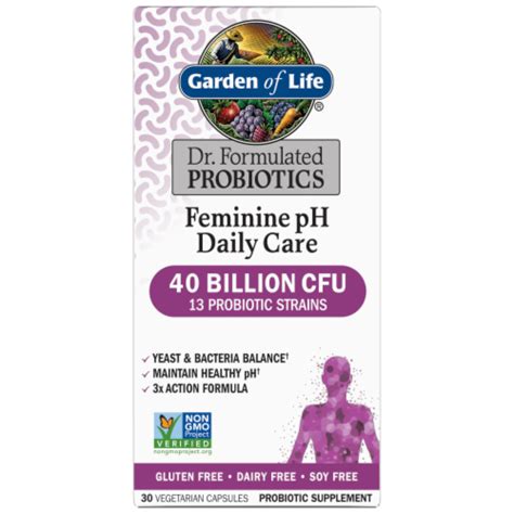 Garden Of Life Dr Formulated Probiotics Feminine Ph Daily Care