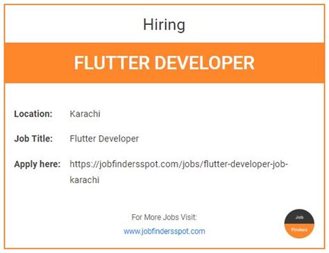 Software House Jobs On Linkedin Flutter Developer Job Opportunities In Karachi Pakistan Job