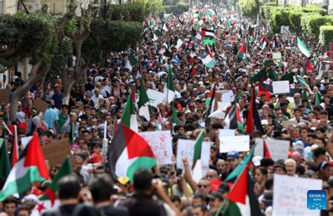 Tens Of Thousands Of Algerians Rally To Condemn Israeli Attacks On Gaza