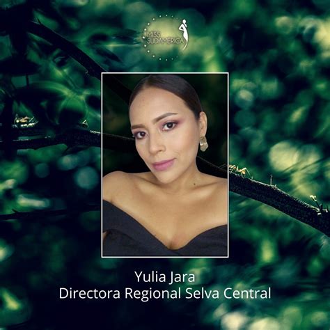 Miss Sudamérica Damos La Bienvenida A La Familia A Yulia Jara A La