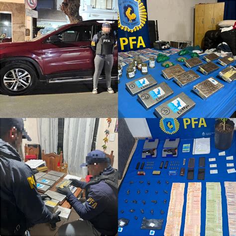 Operación “papa Blanca” Detuvieron A Una Banda Narco Con 16 Kilos De