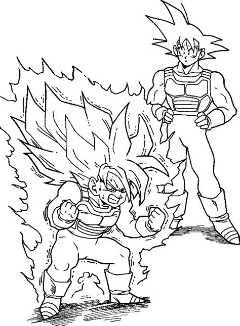 60 Imágenes de Dragon Ball Z para colorear dibujos Colorear imágenes