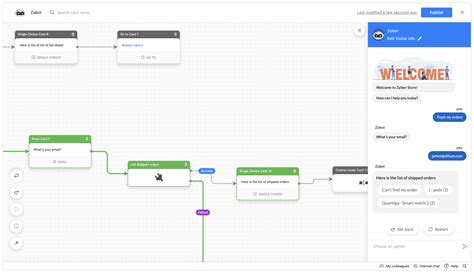 Plug Sample 8 Track Your Ecommerce Order Real Time With Zobot Zoho Commerce Integration