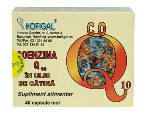 Coenzima Q10 In Ulei De Catina